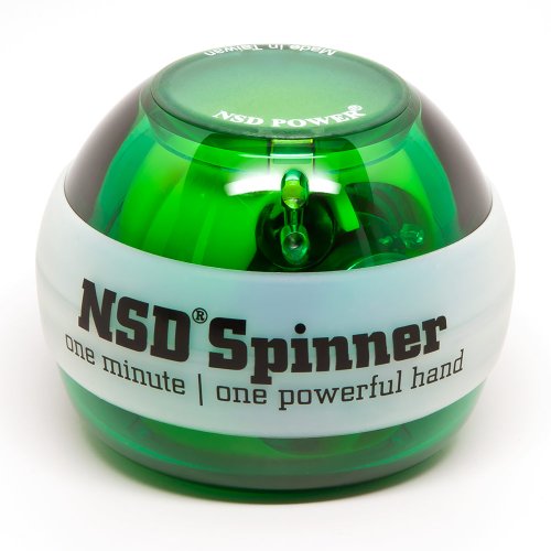 Gyro Ball Wrist Exerciser NSD Roll 'N Spin Rainbow Lit AutoStart ...