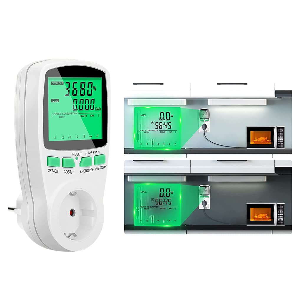 Mua TORBYU Electric Meter for Socket, Electric Meter for Measuring Mini ...