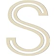 Amazon.com: Wooden Letters 8 Inch for Crafts, Hollow Cut Wood Letters S ...
