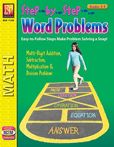 Step-by-Step Word Problems (Grades 3-4) | Reproducible Activity Book ...