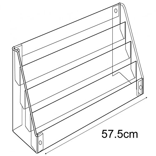 Buy 3D Displays Tiered Standard Greeting Card Holder - 4 Tiers ...