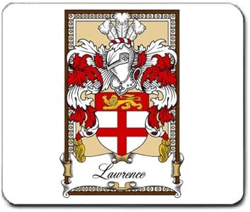 Amazon.com : Lawrence Family Crest Coat of Arms Mouse Pad : Office Products