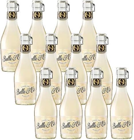 Belle & Co Sparkling Brut Alcohol Free 0.0% Single Serve 20cl Case of ...
