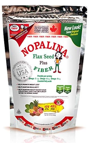 Nopalina, Canadian Flax Seed, High in Fiber, Promotes Digestion, Helps ...