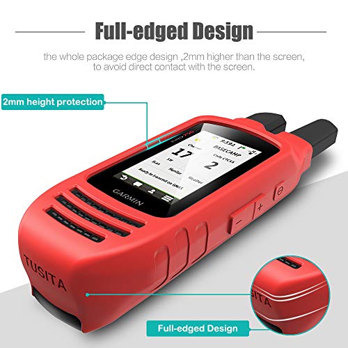 TUSITA Case for Garmin Rino 750 755T - Silicone Protective Cover ...
