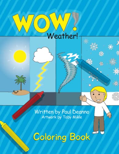 WOW! Weather! Coloring Book: Puzzles, 10 Mini Weather Lessons, & An ...