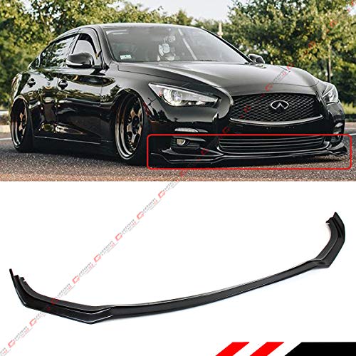 JDM GT Style Front Bumper Lip Spoiler Splitter Replacement Compatible ...