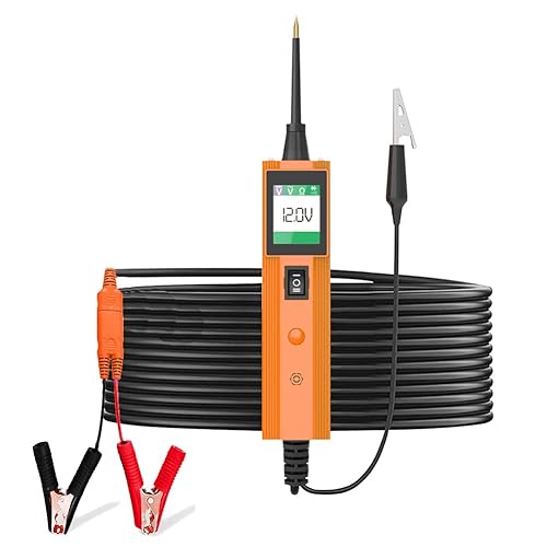 Power Circuit Probe Tester 6-30V AC/DC Voltage Tester Resistance&Diode ...