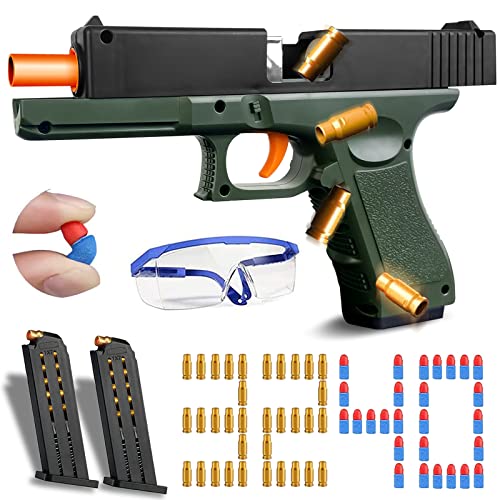 Shell Ejecting Toy Guns for Boys, Foam Bullet Blaster Toy Gun Soft ...