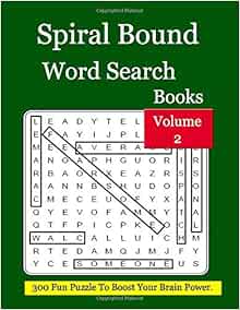 Spiral Bound Word Search Books, Volume 2: Hours of brain-boosting ...