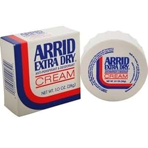 Amazon.com : ARRID Extra Dry Anti-Perspirant Deodorant Cream 1 oz ...