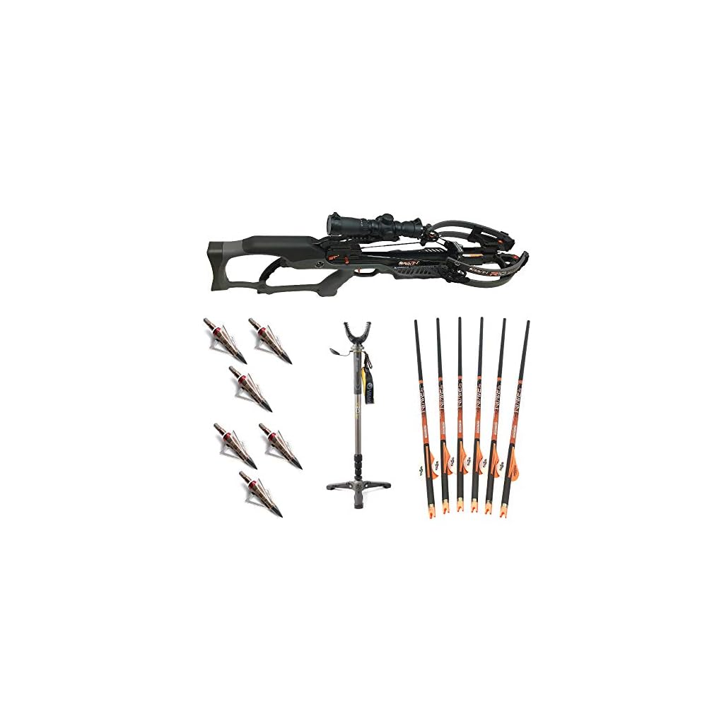 Viking Kingfish Crossbow Bowfishing Kit with Reel, Line, Arrows, and ...