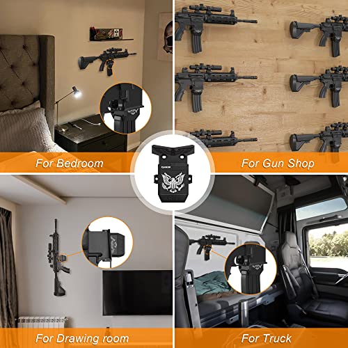 Chisisi AR Wall Mount with Mag Holder, 223/5.56 Rifle Wall Rack Mount ...