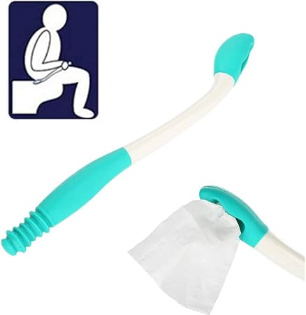 Amazon.com: Toilet Aids Tools, 15" Long Handle Reach Comfort Bottom ...