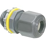 Hubbell 2902RTB5 Connector, Raintight Compression, EMT, Steel ...