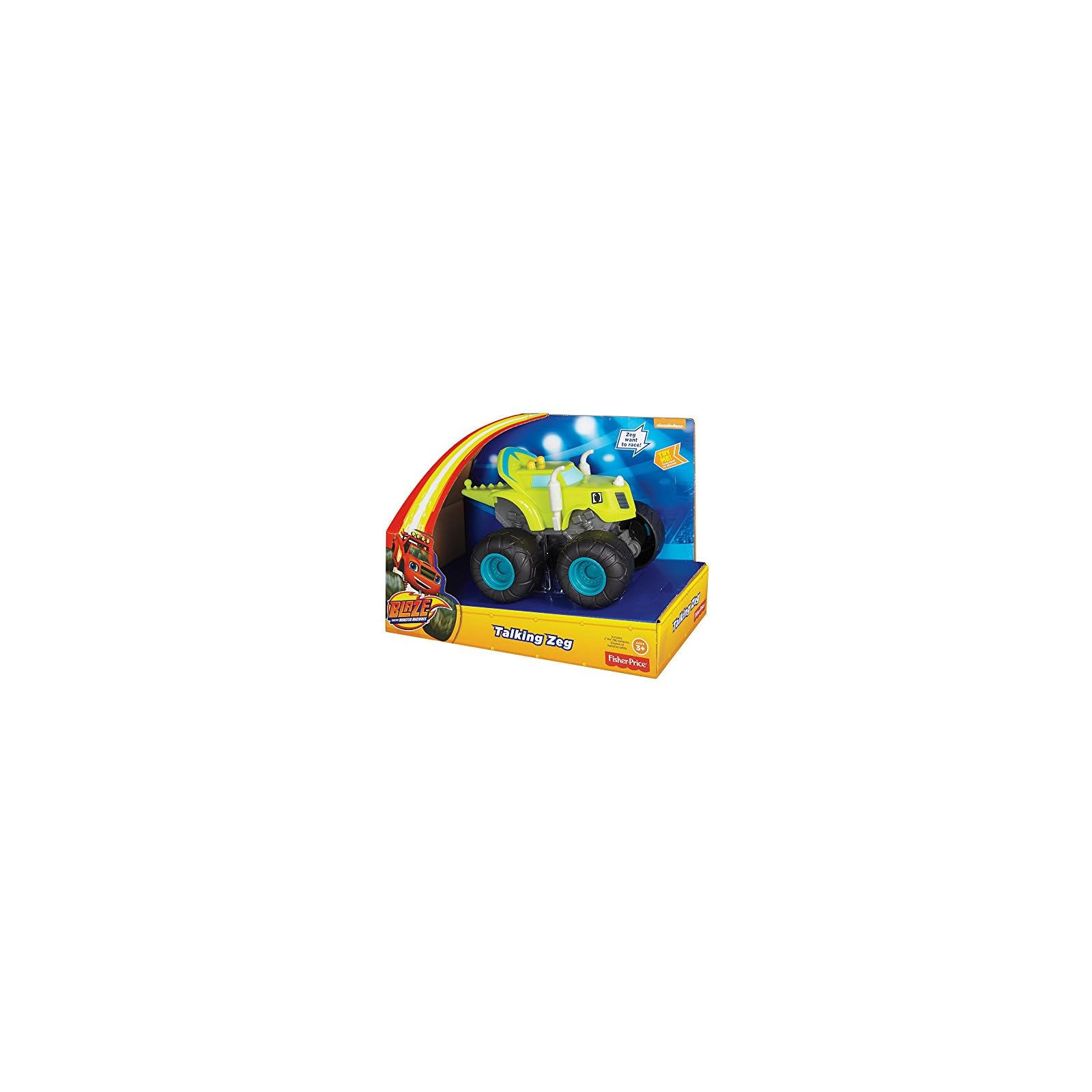 Fisher-Price Nickelodeon Blaze & the Monster Machines, Talking Zeg ...