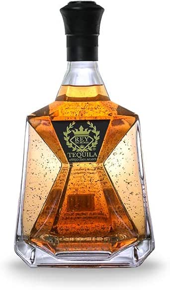 Tequila Rey del Mundo Luxury Añejo Hojuelas Oro 750 Ml: Amazon.com.mx ...