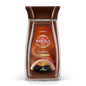 Café Marcilla soluble Clásico Natural, 200 gr - [Pack de 6]: Amazon.es ...