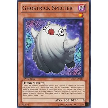 Amazon.com: Yu-Gi-Oh! - Ghostrick Specter (SHSP-EN017) - Shadow ...