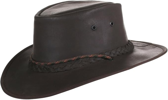 Leather Safari Hat with Band – Bushman Hat Hand Crafted in South Africa ...
