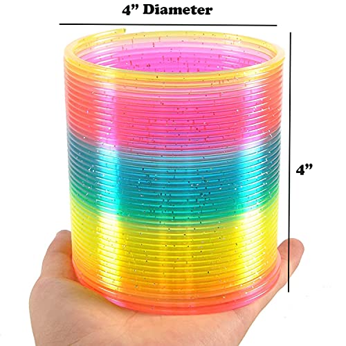 Liberty Imports 6 Pack: Large Magic Rainbow Coil Springs - 4" Classic ...