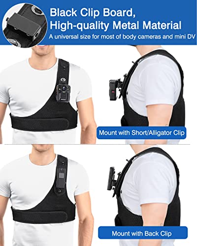 BOBLOV Body Camera Mount, Chest Vest, Durable Shoulder Single Vest for ...