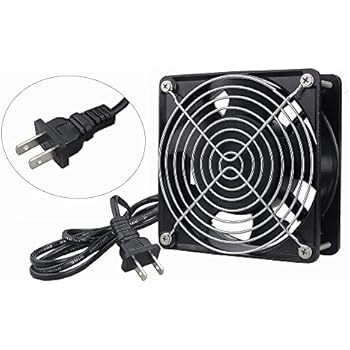 Amazon.com: Circuit-Test 115V AC Industrial Cooling Fan - 120mm x 120mm ...