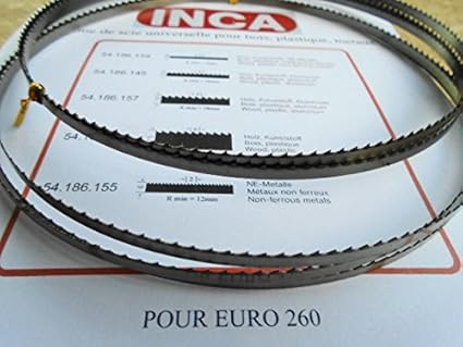 INCA 54.186.145 Bandsaw blades 6mm 342.186 Euro 260 Bandsaw: Amazon.co ...