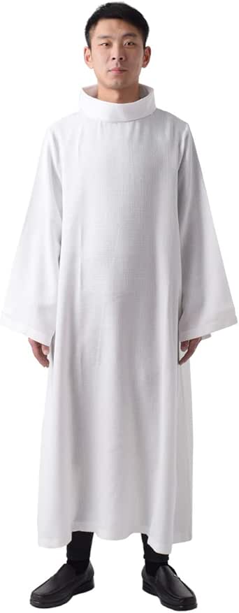 Amazon.com: BLESSUME Catholic Church Clergy ALB Vestments Robe: Clothing