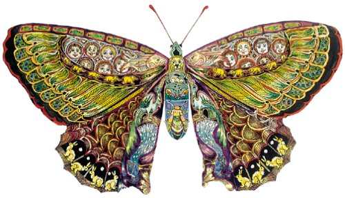 Butterfly Shaped Jigsaw Puzzle | Challenging Gorgeous Vibrant Colored!