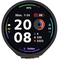 Amazon.com: ESP32-S3 Development Board Onboard 1.28inch Round Touch LCD Display,32-bit LX7 Dual ...