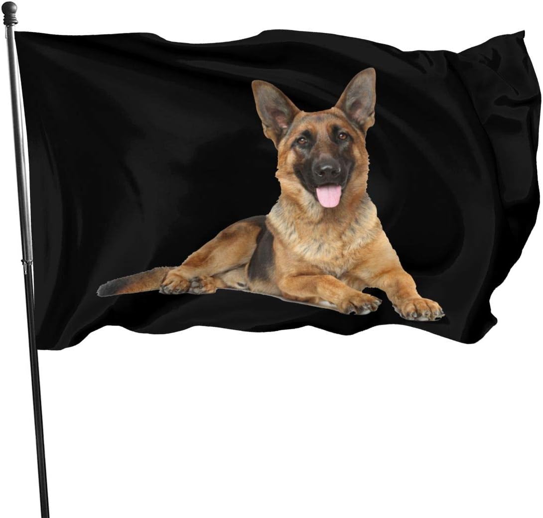 Amazon.com : Dog German Shepherd Outdoor Flag Home Garden Flag Banner ...