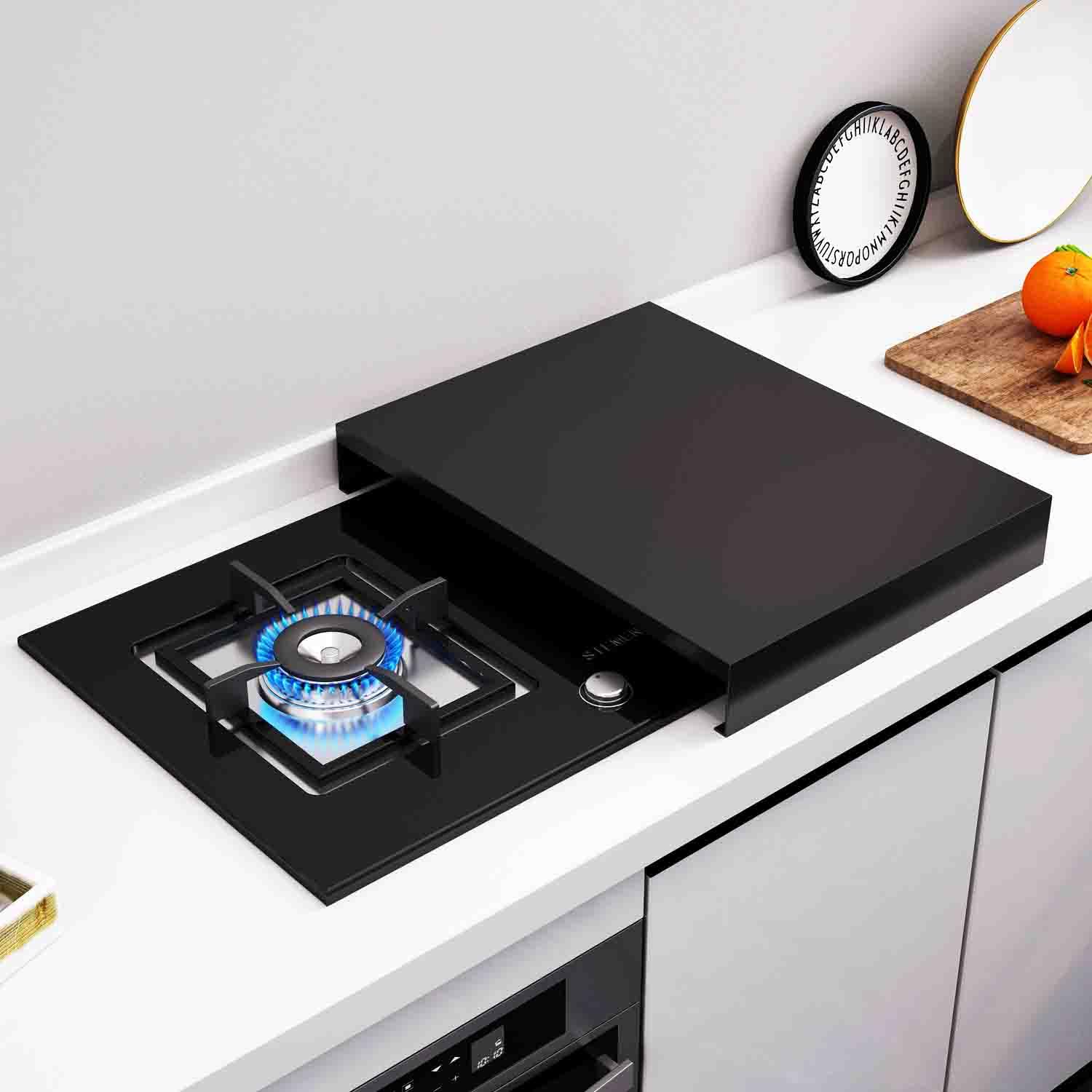 HJJKKH Gas Stove Top Cover, Stove Burner Covers, Stainless Steel ...