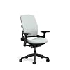 Steelcase Leap Office Chair, Black Frame and Buzz2 Alpine Fabric in ...