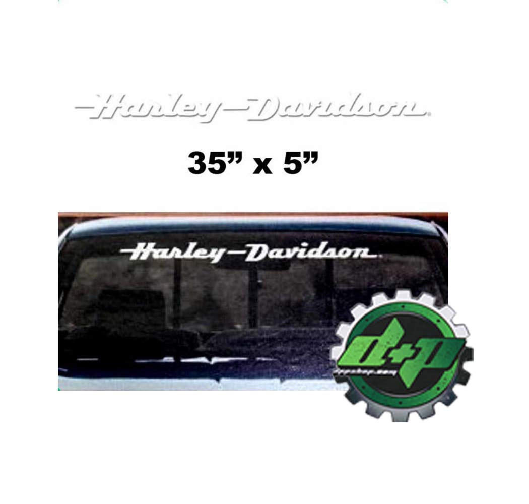 Buy Diesel Power Plus Harley-Davidson Script Decal HD Cursive Window ...