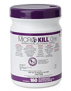 Medline MSC351300 Medline Micro-Kill One Germicidal Alcohol Wipes, 6" x ...