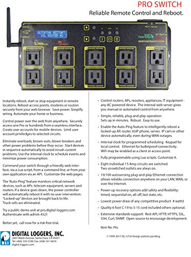 DIGITAL LOGGERS Web Power Switch Pro Model – Zenergy