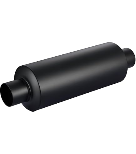 2 Inch Inlet Muffler Walker Universal Exhaust Muffler - 2 Inch Inlet ...