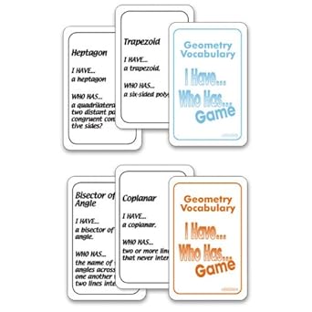 Amazon.com: Nasco TB23494T I Have...? Who Has... Geometry Vocabulary ...