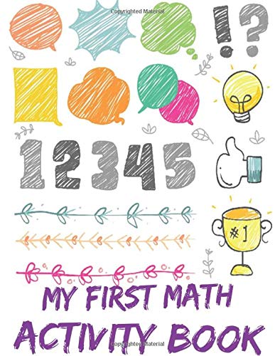 My First Math activity Book: Ages 2-4, Math Activity Book, Number ...