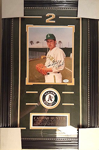 Catfish Hunter Athletics Autograph, Athletics Catfish Hunter Autograph
