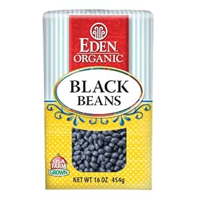 Amazon.com : Eden Organic Black Beans, 16-Ounce Boxes (Pack of 6 ...