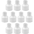Amazon.com: LESSO PVC Pipe Fitting - Reducing Coupling (SOC × SOC), 3/4 ...