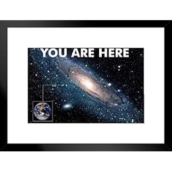 Amazon.com: You are Here Galaxy Retro Solar System Poster 12x18 inch ...