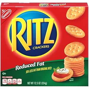 Amazon.com: RITZ Reduced Fat Original Crackers, 12.5 oz: Prime Pantry