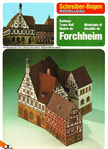 Aue Verlag Schreiber-Bogen Card Model Town Hall Forchheim - Want It All