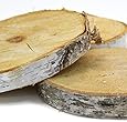 Amazon.com: Koyal Wholesale Reversible Wood Slab Tree Slice With Bark ...
