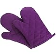 Amazon.com: Oven Mitts, Premium Heat Resistant Kitchen Gloves Cotton ...