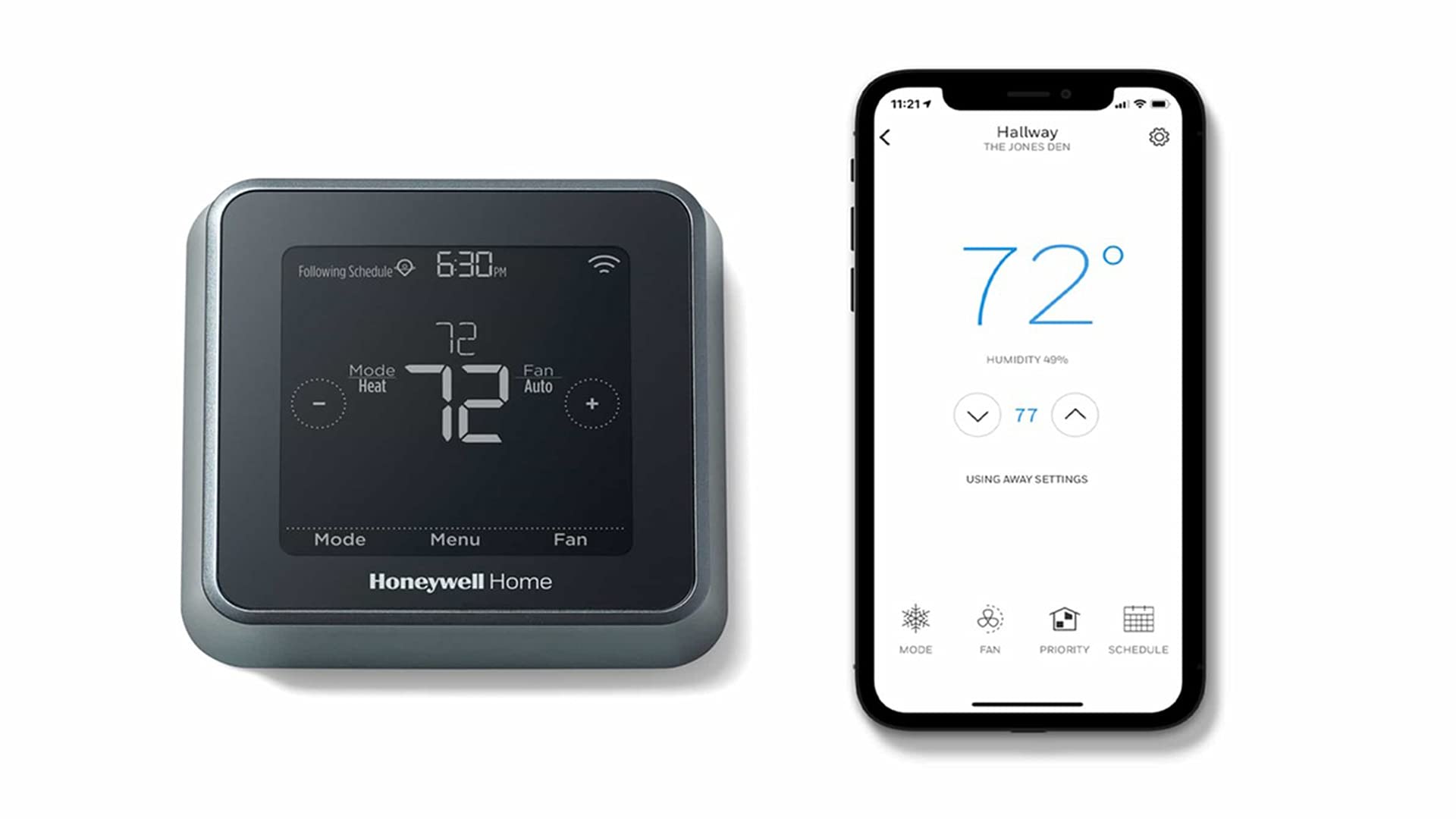 Mua Honeywell Home RCHT8610WF T5 Smart Thermostat Energy Star Wi-Fi Programmable Touchscreen ...