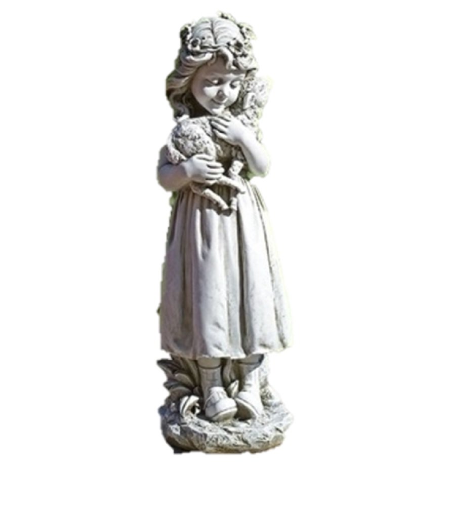Mua by Roman Inc., Girl with Lamb Garden Statue, Garden Collection ...